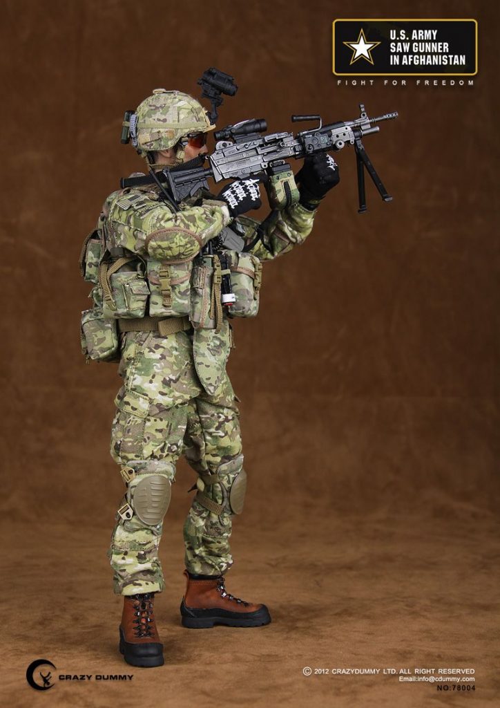 CD78004 - US Army Saw Gunner In Afghanistan - NovelToys Collectible