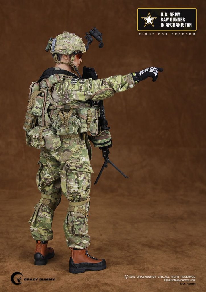 CD78004 - US Army Saw Gunner In Afghanistan - NovelToys Collectible