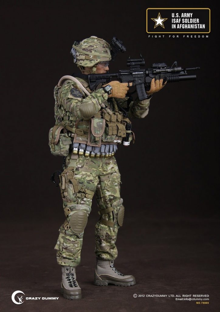 CD78005 - US Army ISAF Soldier In Afghanistan - NovelToys Collectible