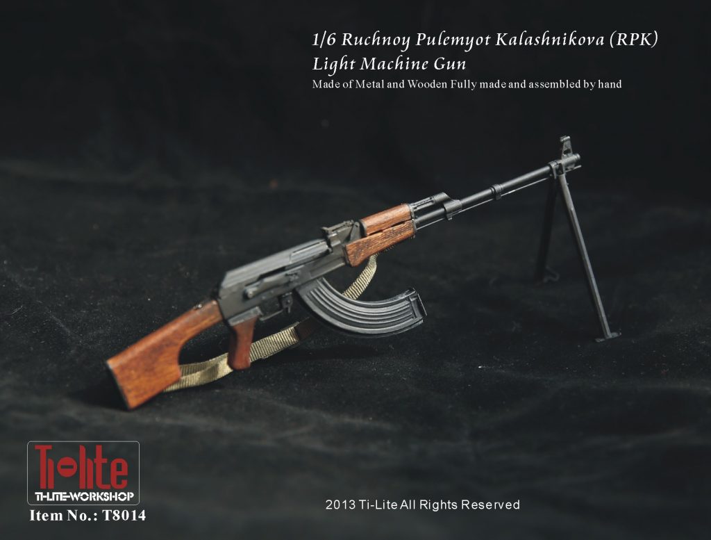 Ruchnoy Pulemyot Kalashnikova (RPK) Light Machine Gun - NovelToys ...