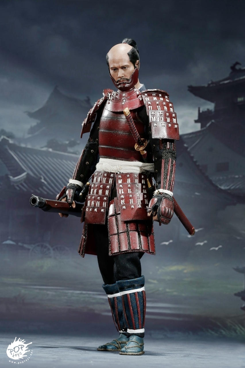 POP-W008 POPTOYS 1/6 Teppo Spear & Bow & Teppo Combination Version ...