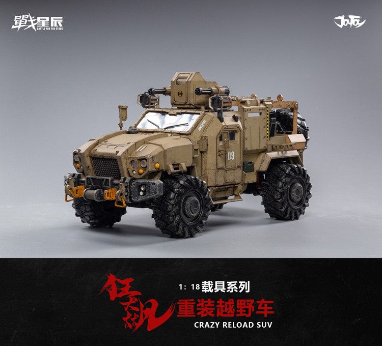 JT0692 JOYTOY 1:18 Crazy Reload SUV Car Military - NovelToys Collectible