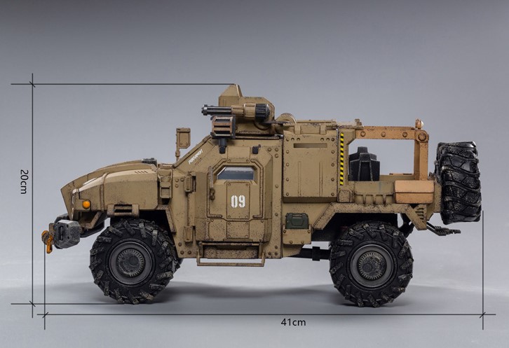 JT0692 JOYTOY 1:18 Crazy Reload SUV Car Military - NovelToys Collectible