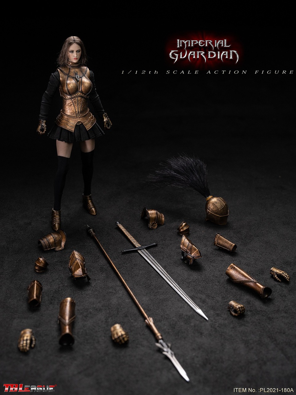 PL2021-180A TBLeague 1/12 Golden Imperial Guardian Female Figure ...