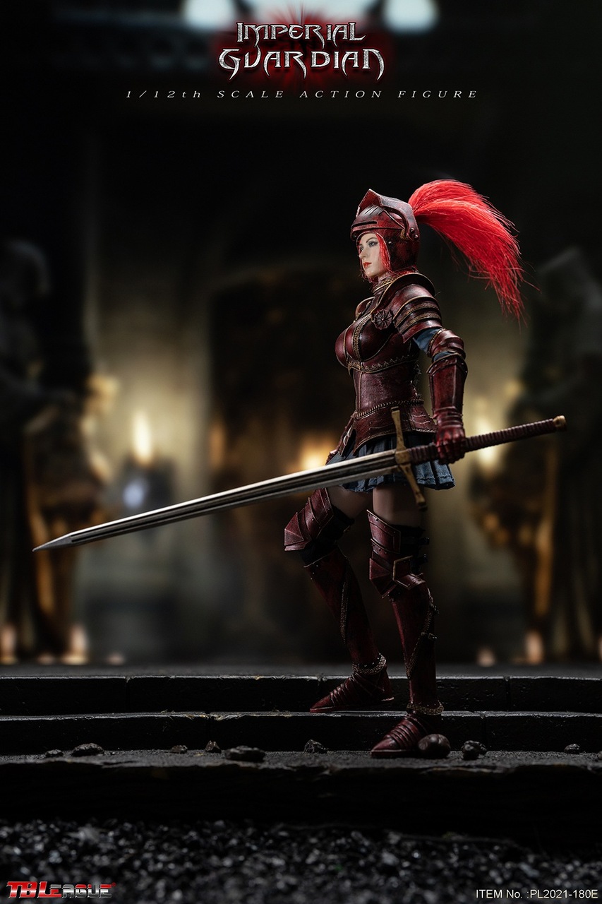 PL2021-180E TBLeague 1/12 Red Imperial Guardian Female Figure ...