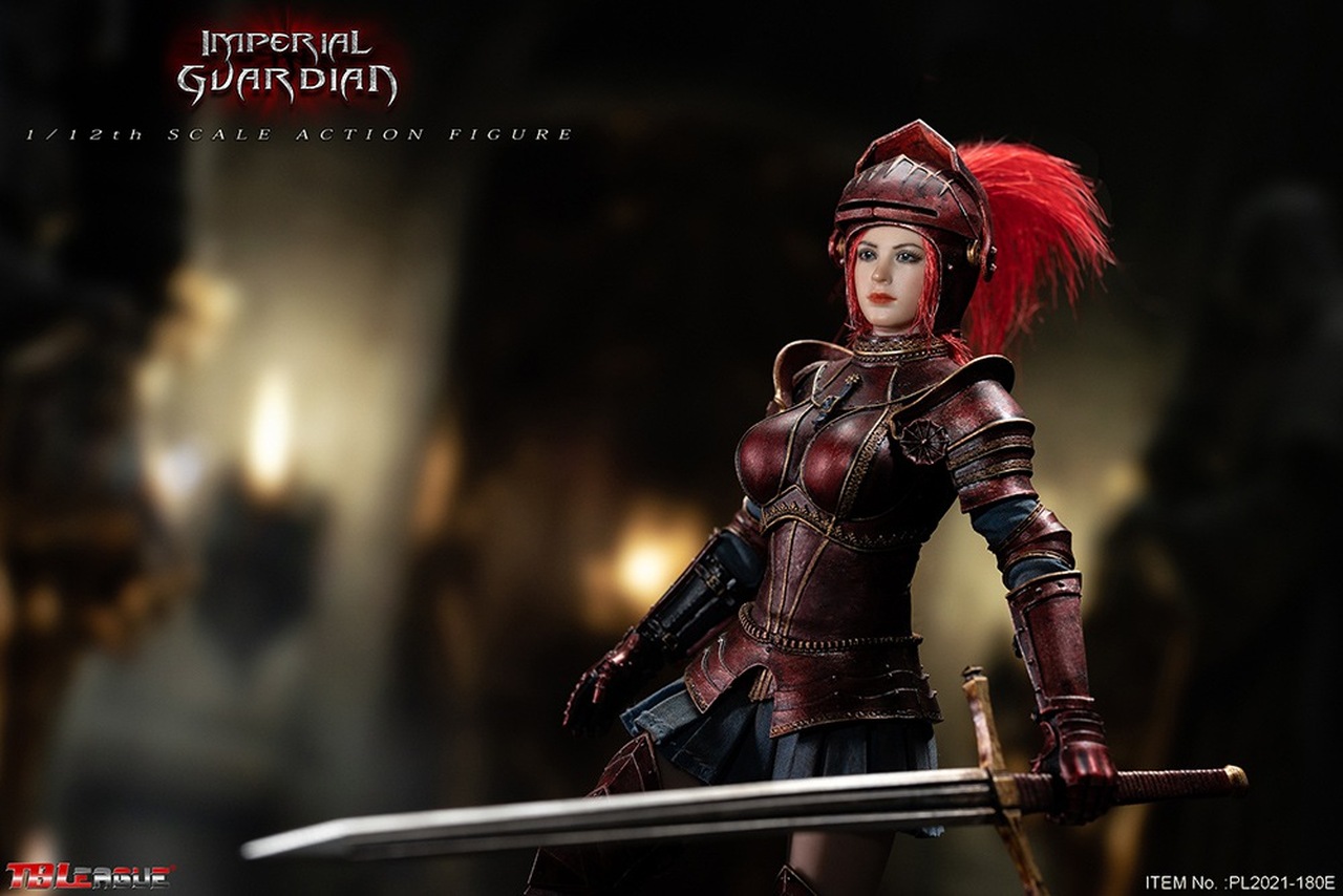 PL2021-180E TBLeague 1/12 Red Imperial Guardian Female Figure ...