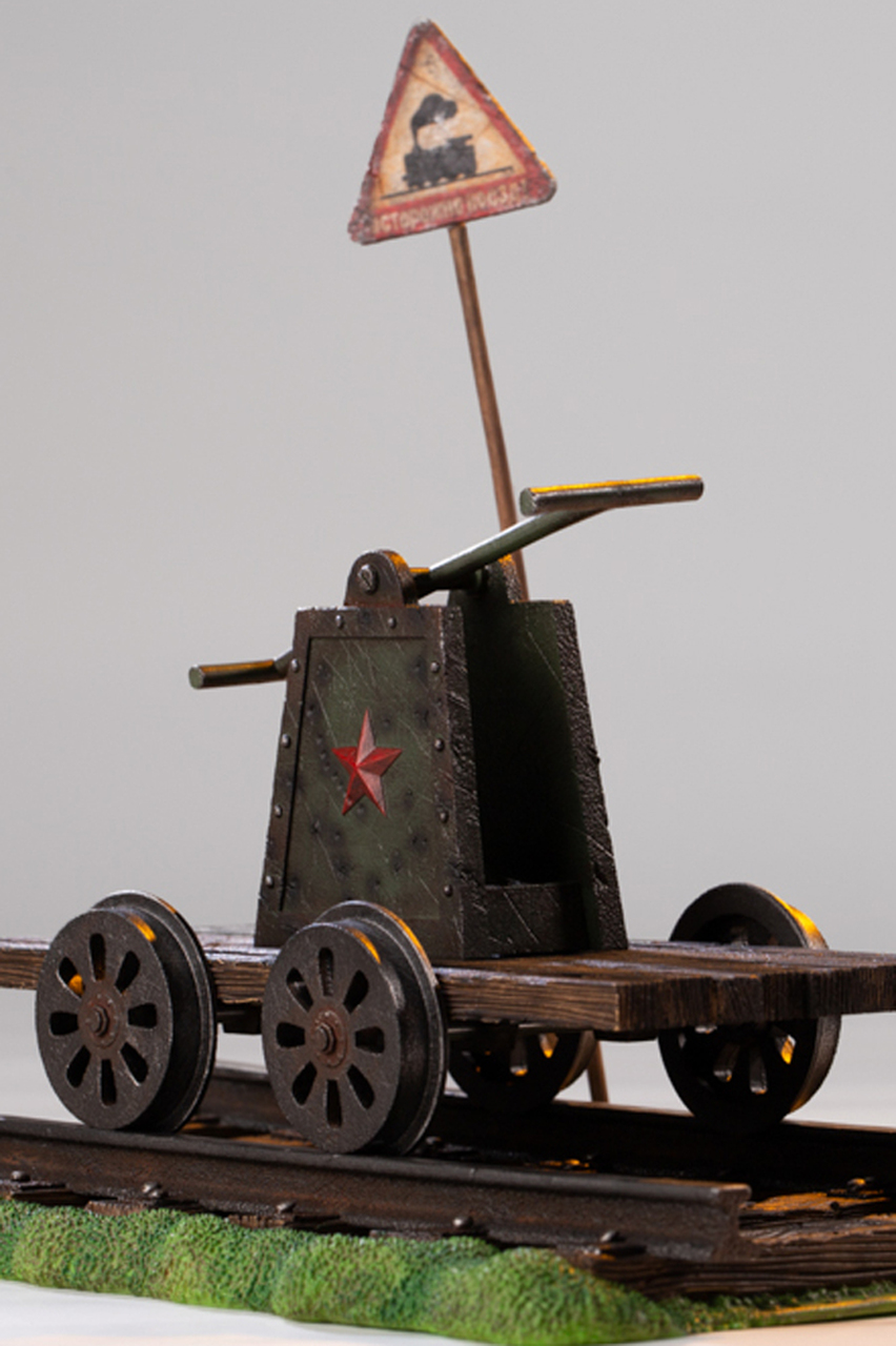 POP-SPS001 POP Toys 1/12 Props Series Rail Car Rail Scene - NovelToys ...