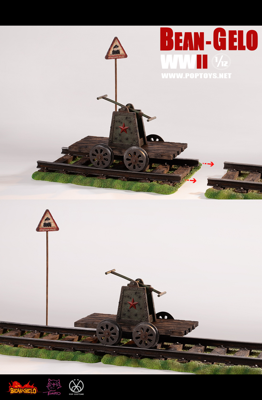 POP-SPS001 POP Toys 1/12 Props Series Rail Car Rail Scene - NovelToys ...