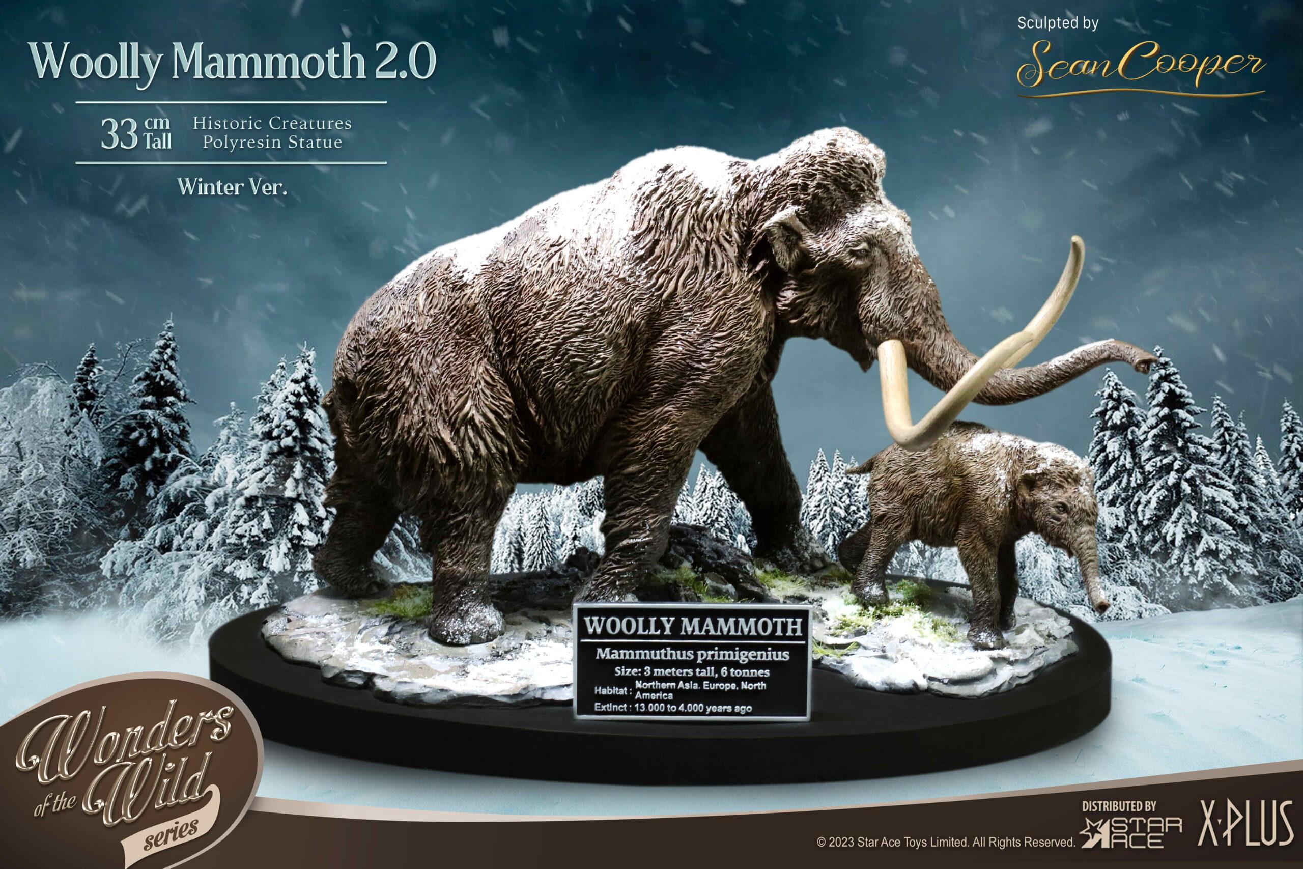 SA5031 - Woolly Mammoth 2.0 w/ baby Mammoth (Winter version ...