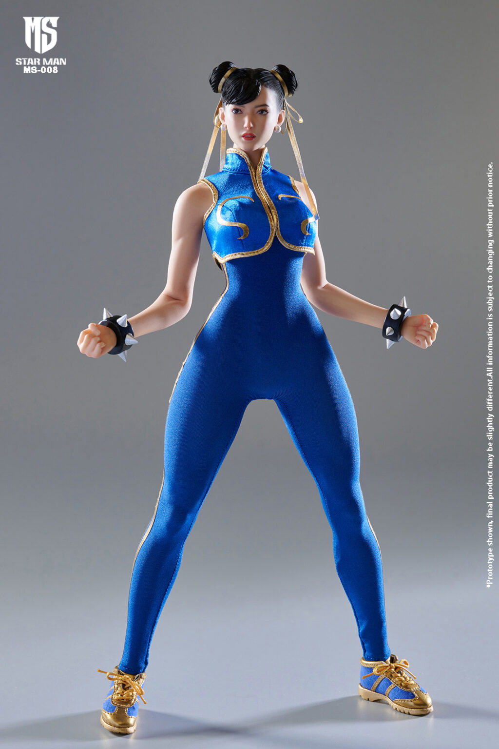 MS-008 - STAR MAN 1/6 Female Fighter Chun-li - NovelToys Collectible