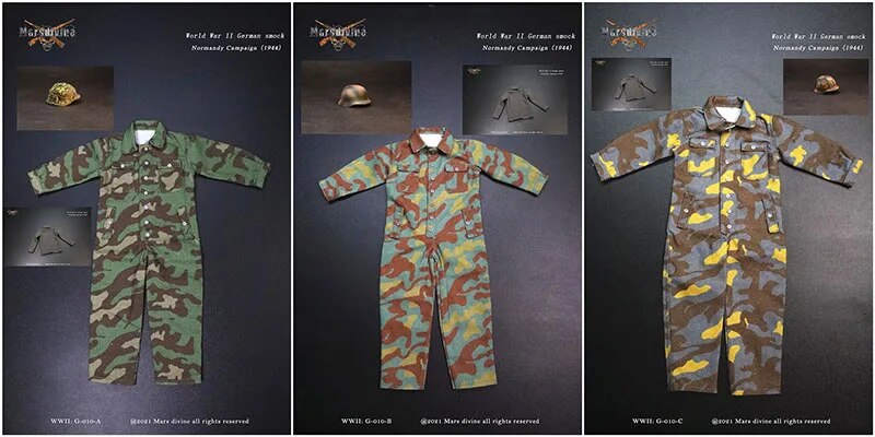 MAD-G011A - Mars Divine 1/6 Men Soldier Jumpsuits World War Ⅱ Metal ...