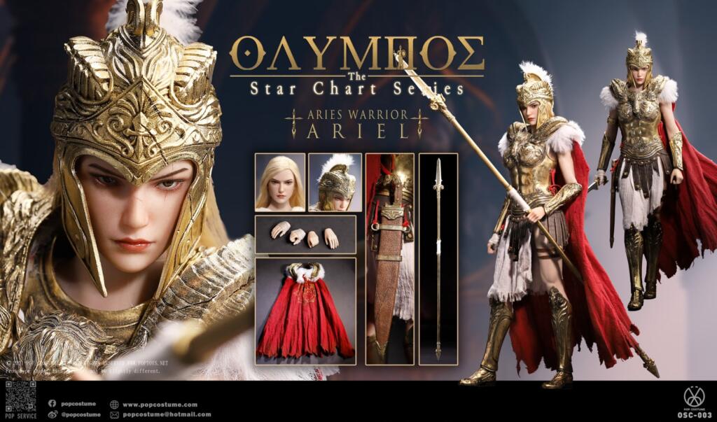OSC-003 - POP COSTUME 1/6 Olympus The Star Chart Series - Aries Warrior ...