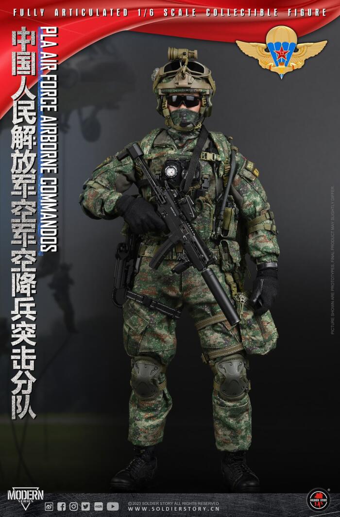 SS133 - Soldier Story 1/6 PLA Air Force Airborne Commandos Collectible Action Figure (Standard ...