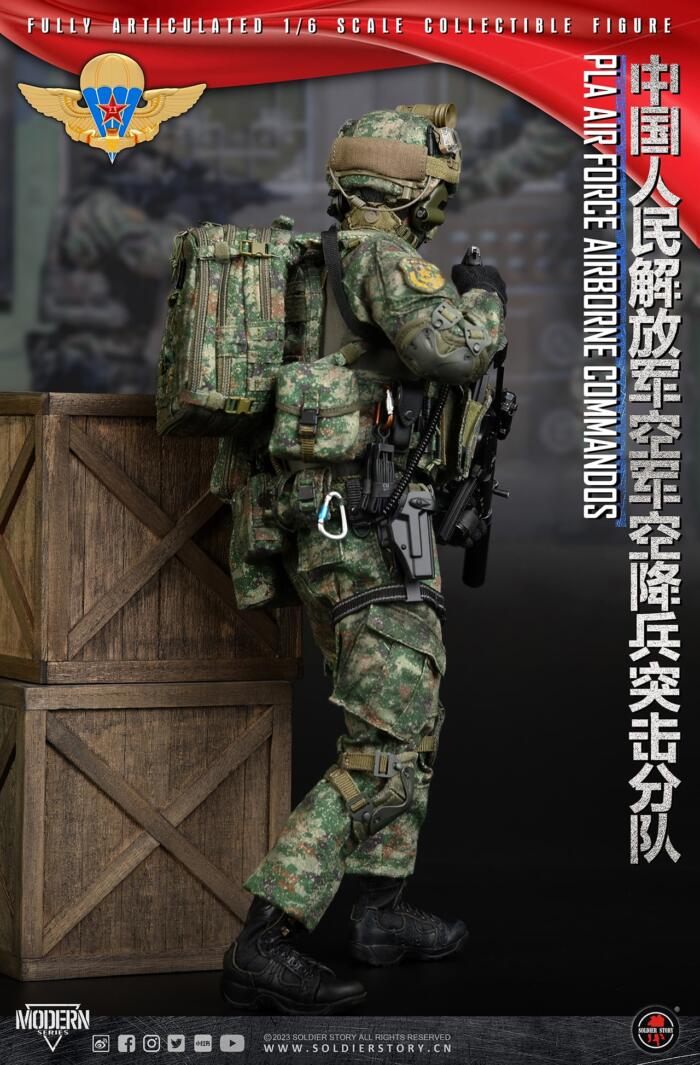 SS133 - Soldier Story 1/6 PLA Air Force Airborne Commandos Collectible ...