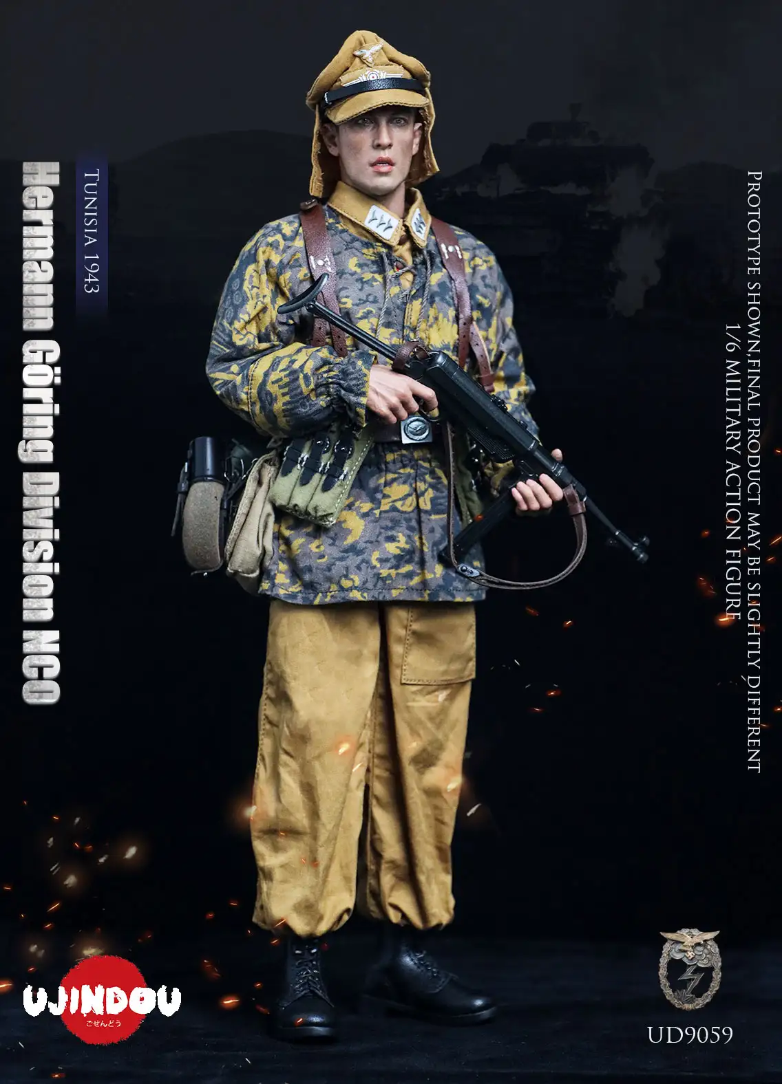 UD9059 - UJINDOU - 1/6 WWII Hermann Göring Division, Tunisia 1943 ...