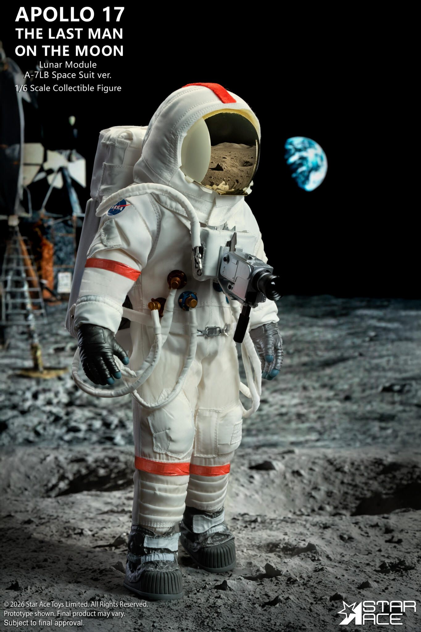 SA0160 - STAR ACE - 1/6 Apollo17: The Last Man on the Moon - NovelToys ...