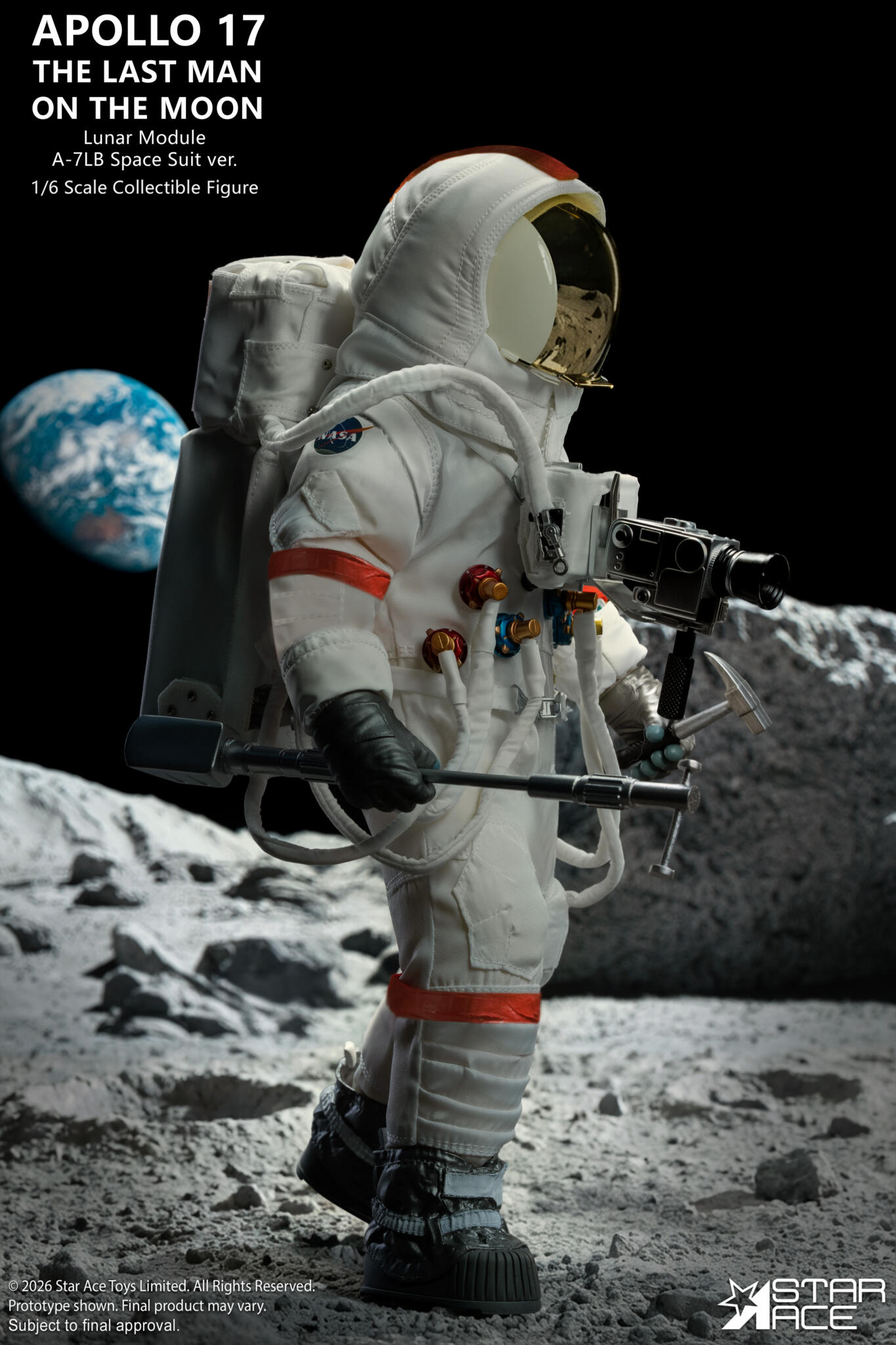 SA0160 - STAR ACE - 1/6 Apollo17: The Last Man on the Moon - NovelToys ...